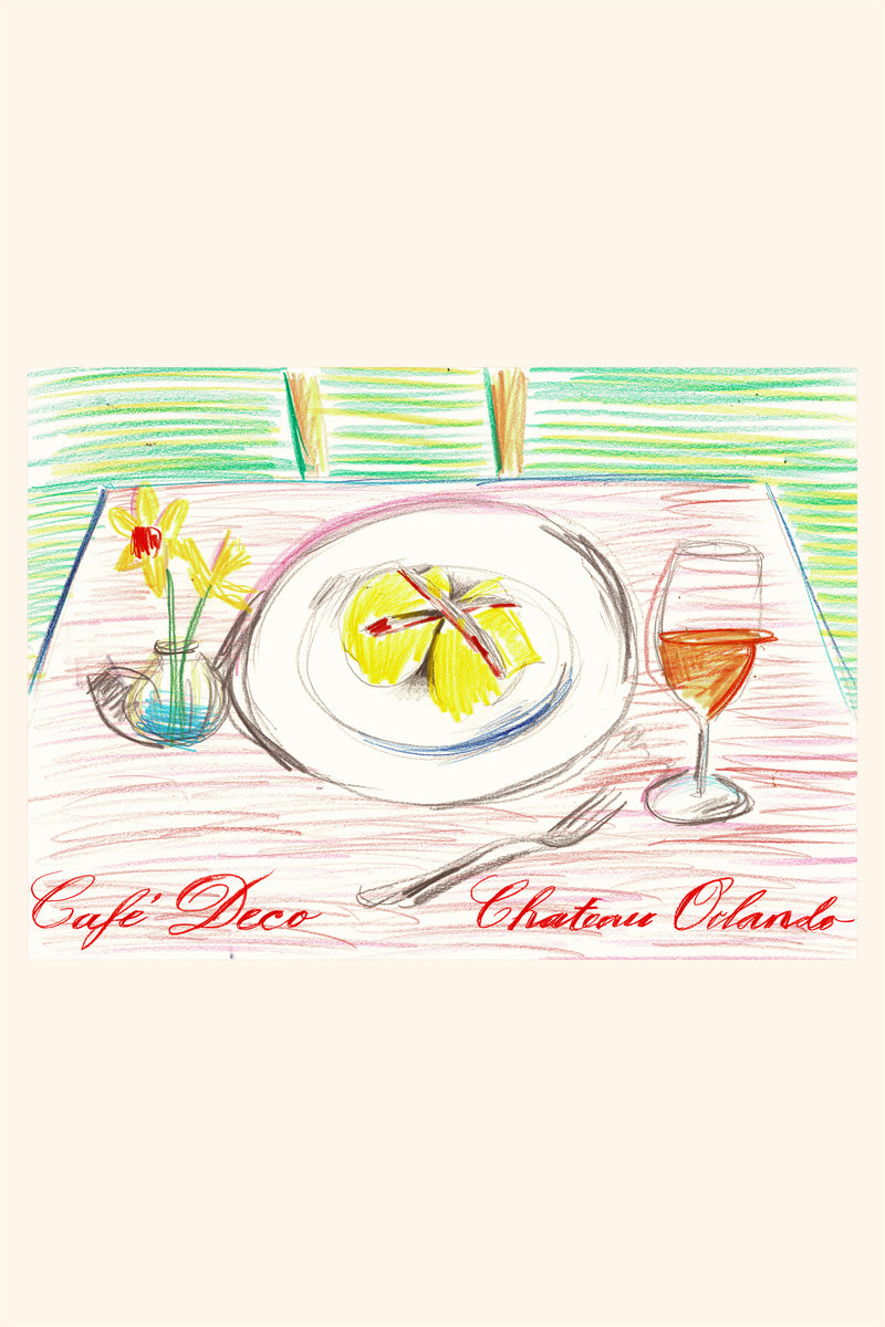 Lunch Table Poster – Chateau Orlando